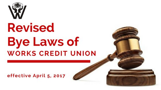 New Bye Laws | Works Credit Union
